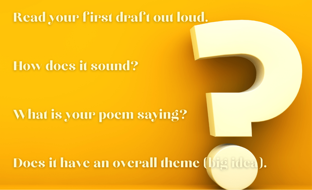 How to Rework and Polish a Poem – Poetry Fridays